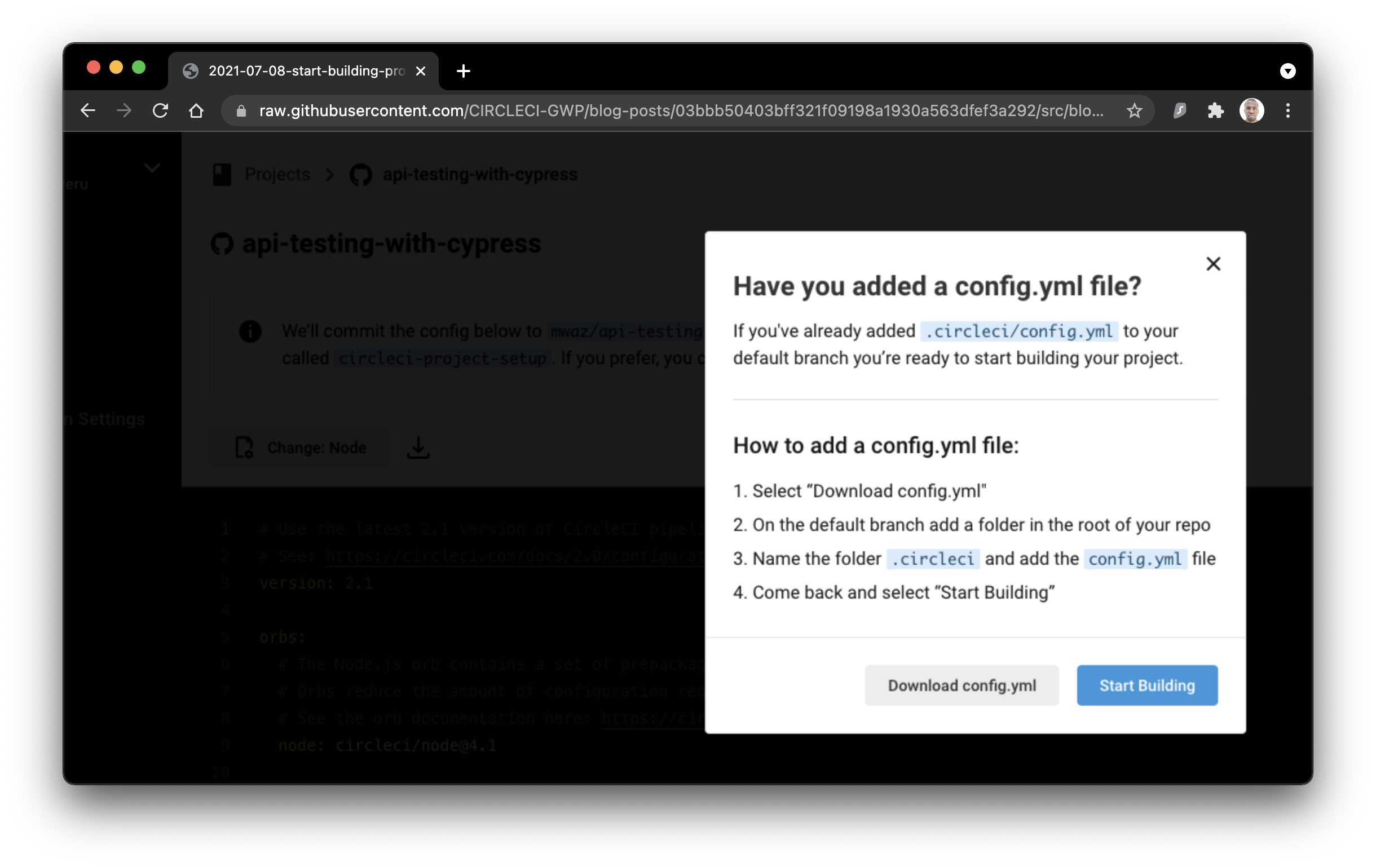 Testing an API with Cypress | CircleCI